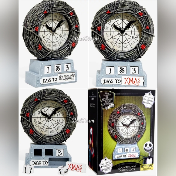Disney | Accents | Nightmare Before Christmas Countdown Clock | Poshmark